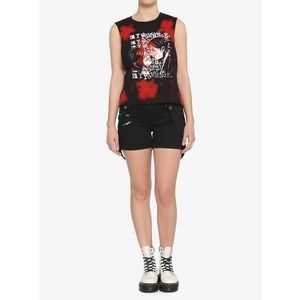 Hot Topic | Tops | My Chemical Romance Womens Three Cheer Tie Dye Crop ...